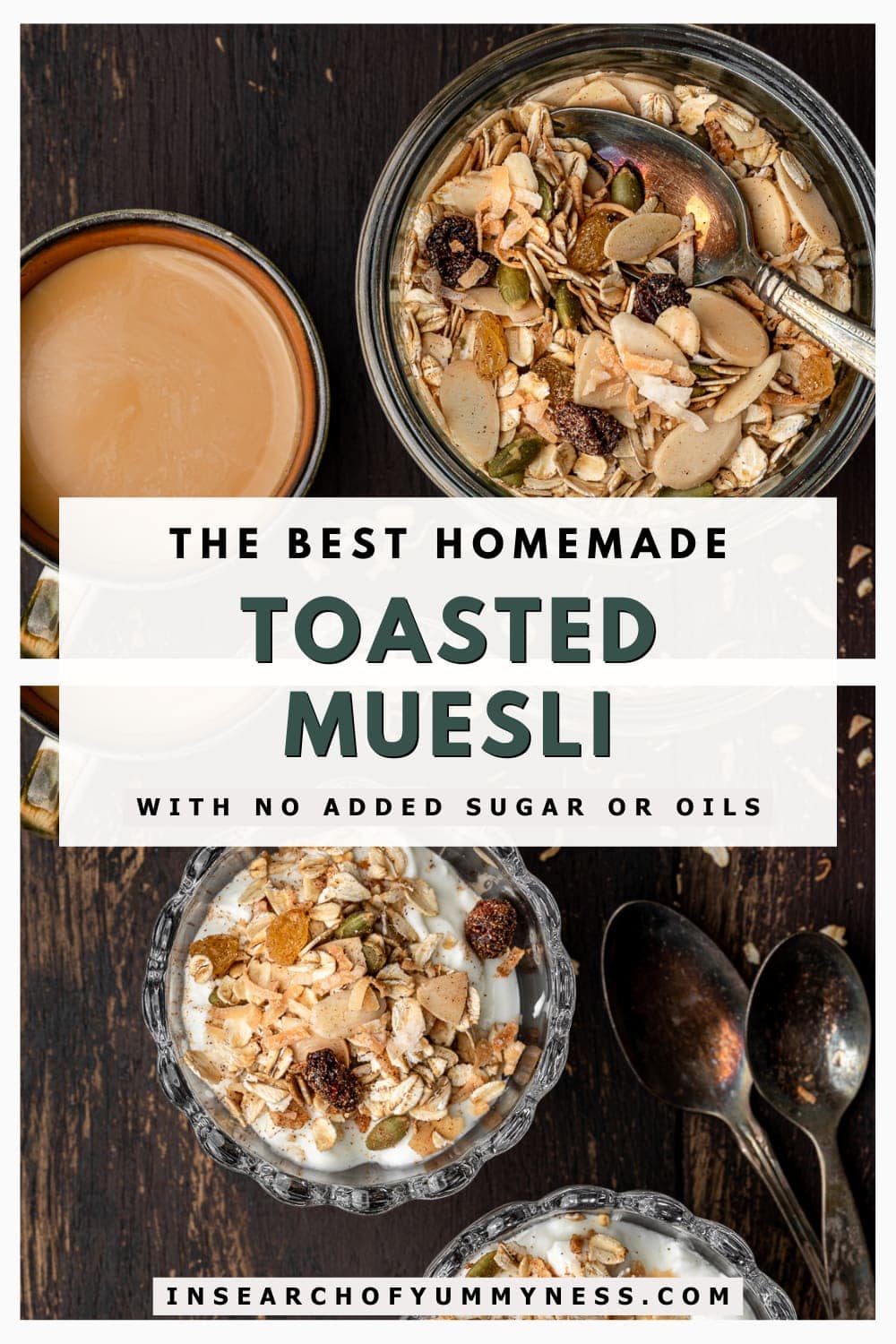 Easy Toasted Muesli (without added sugar) - In Search Of Yummy-ness