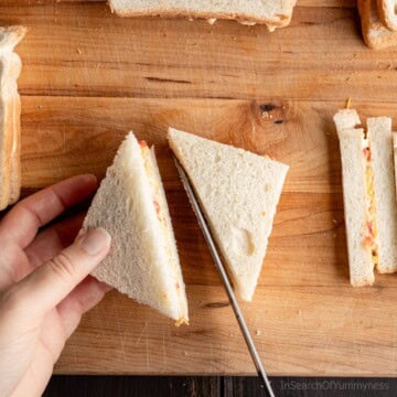 Pimento Cheese Tea Sandwiches